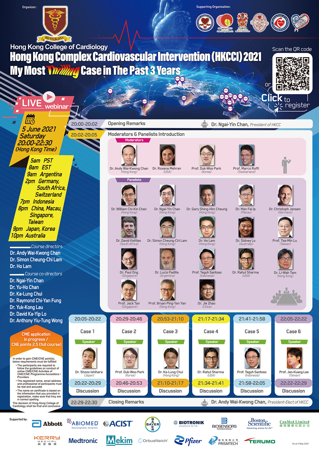 Hong Kong Complex Cardiovascular Intervention (HKCCI) 2021 -- 严道医声网