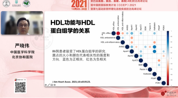 4B会议报道｜严晓伟：HDL和HDL-C的研究热点盘点 -- 严道医声网