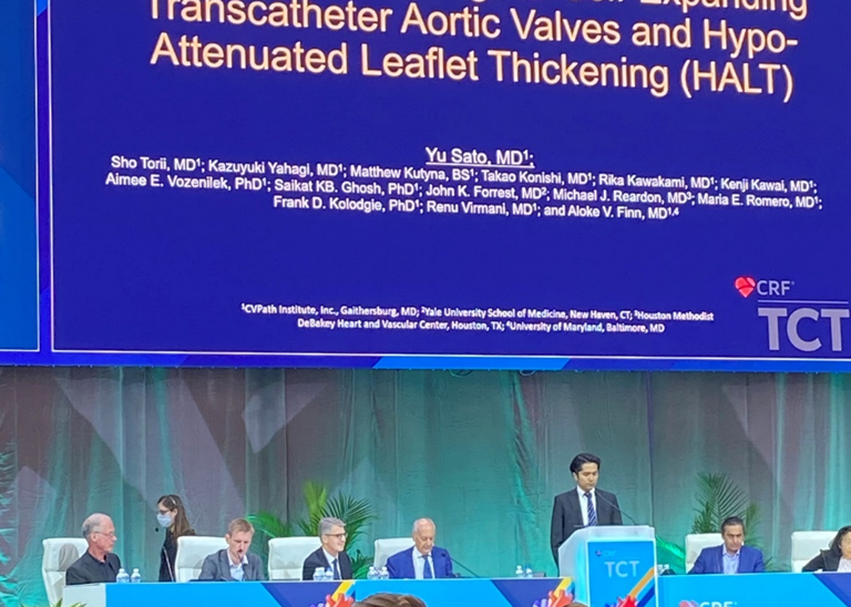 TCT 2022｜美敦力Late Breaking自膨式TAVR低衰减瓣叶增厚（HALT）的病理学研究结果公布 -- 严道医声网